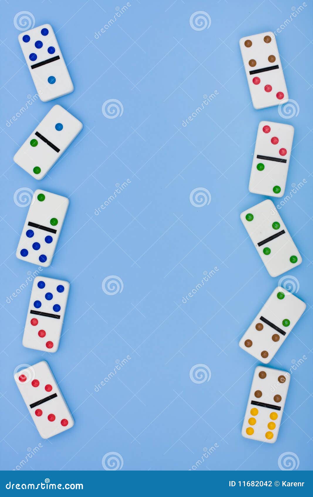Domino Border Stock Photo | CartoonDealer.com #11682042
