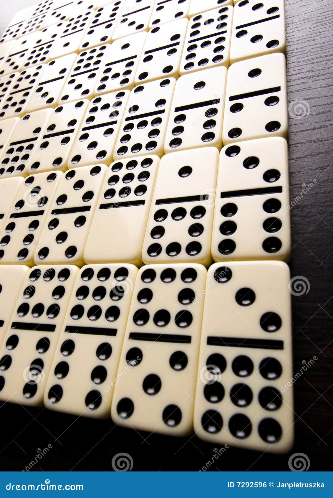 Domino bricks stock photo. Image of dots, spot, indoors - 7292596