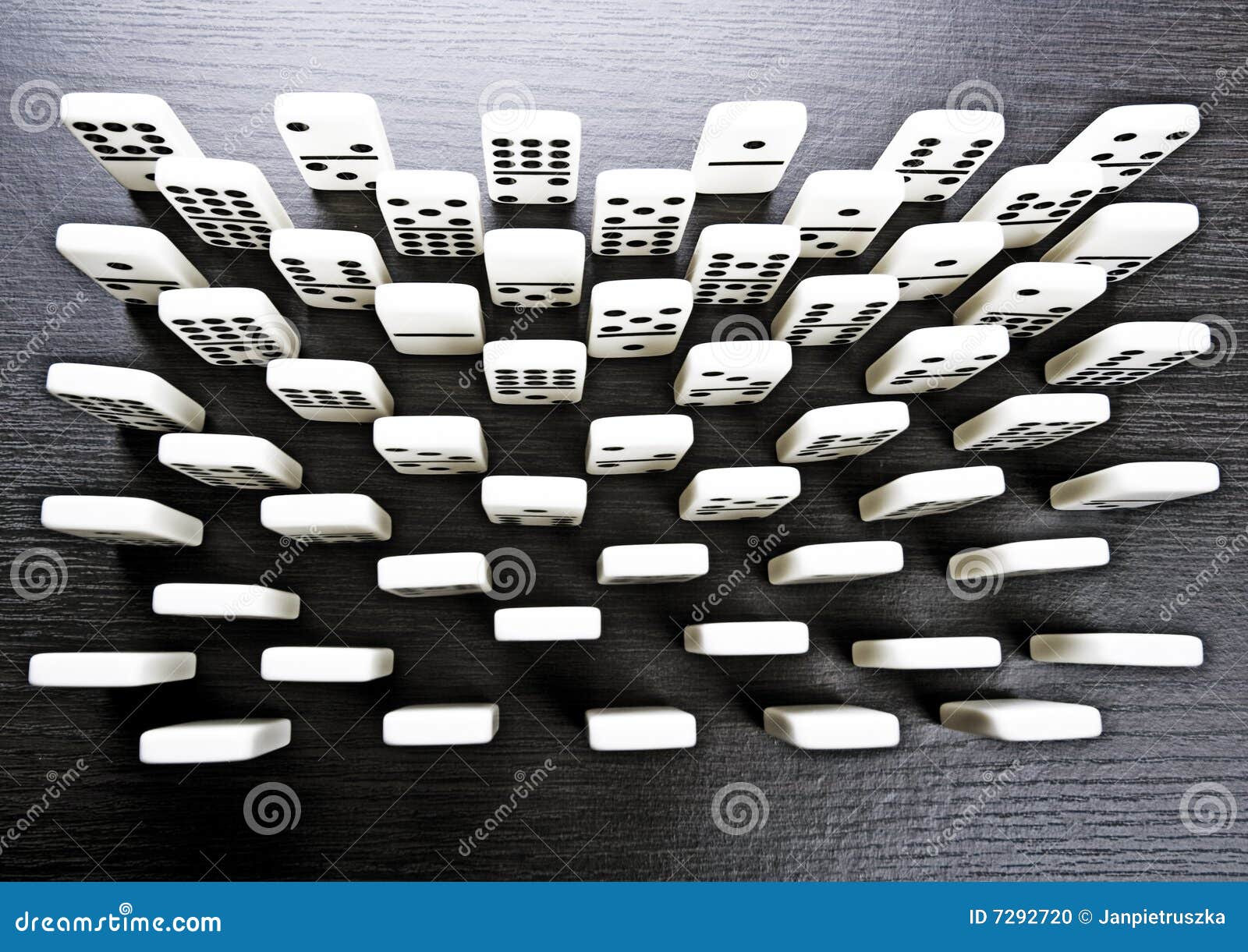 Domino bricks stock photo. Image of balance, spots, group - 7292720