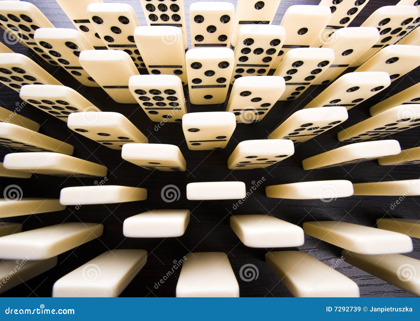 Domino bricks stock image. Image of spots, action, dominos - 7292739