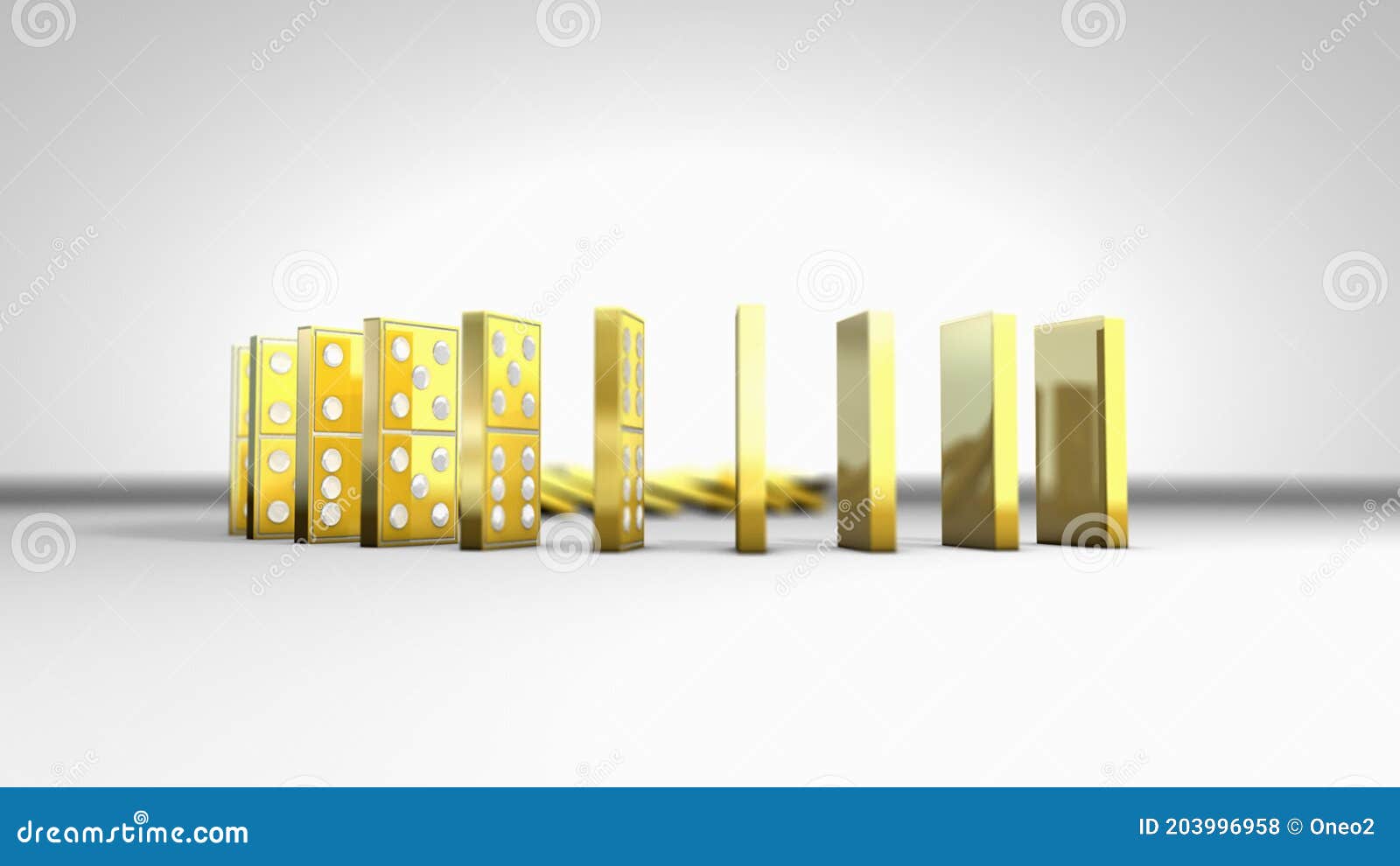 Domino Chain Falling Effect. Stock Footage - Video of flip, steps ...