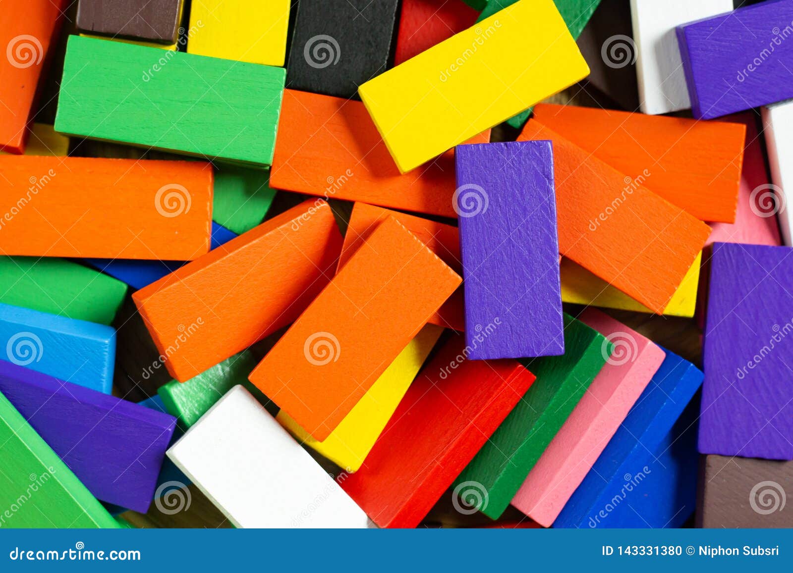 The Domino Colour Close Up Image for Background Stock Photo - Image of ...