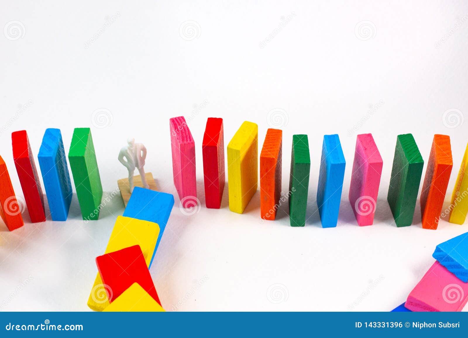 The Domino Colour Close Up Image on White Background Stock Photo ...