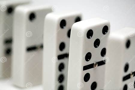 Domino / Dominoes stock image. Image of impact, failure - 487833