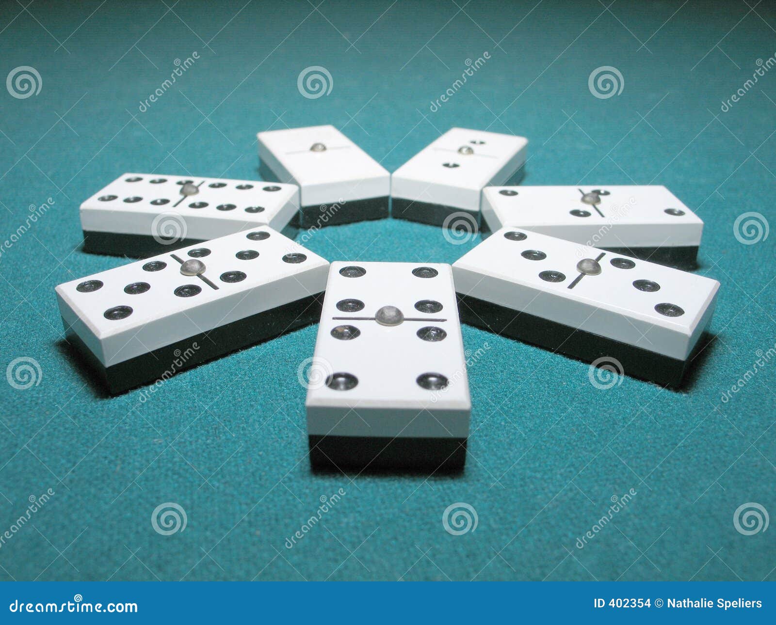 Domino Doubles stock photo. Image of shuffle, piece, round - 402354