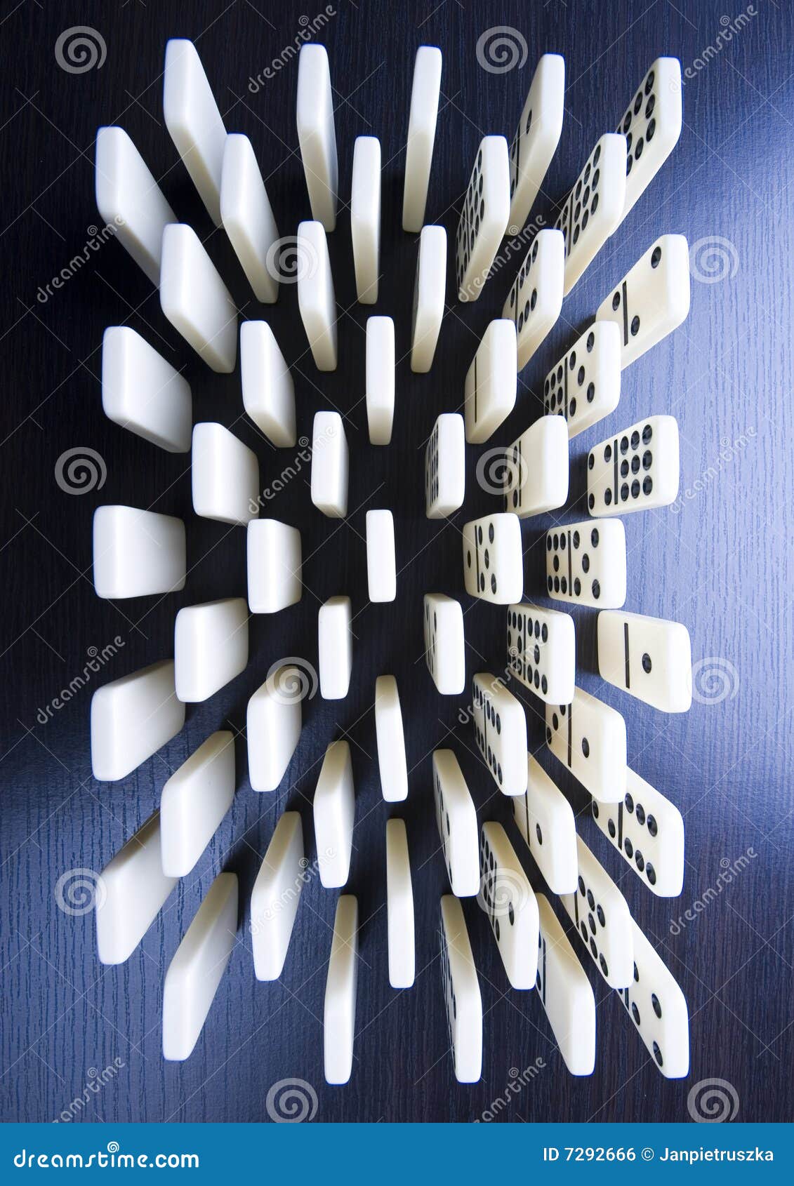 Domino effect stock photo. Image of concept, dots, lose - 7292666