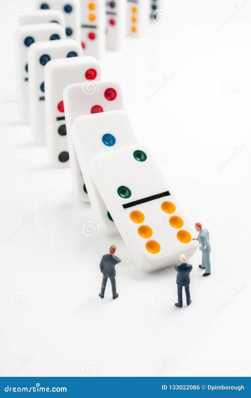Business Problems stock photo. Image of economic, domino - 133022086