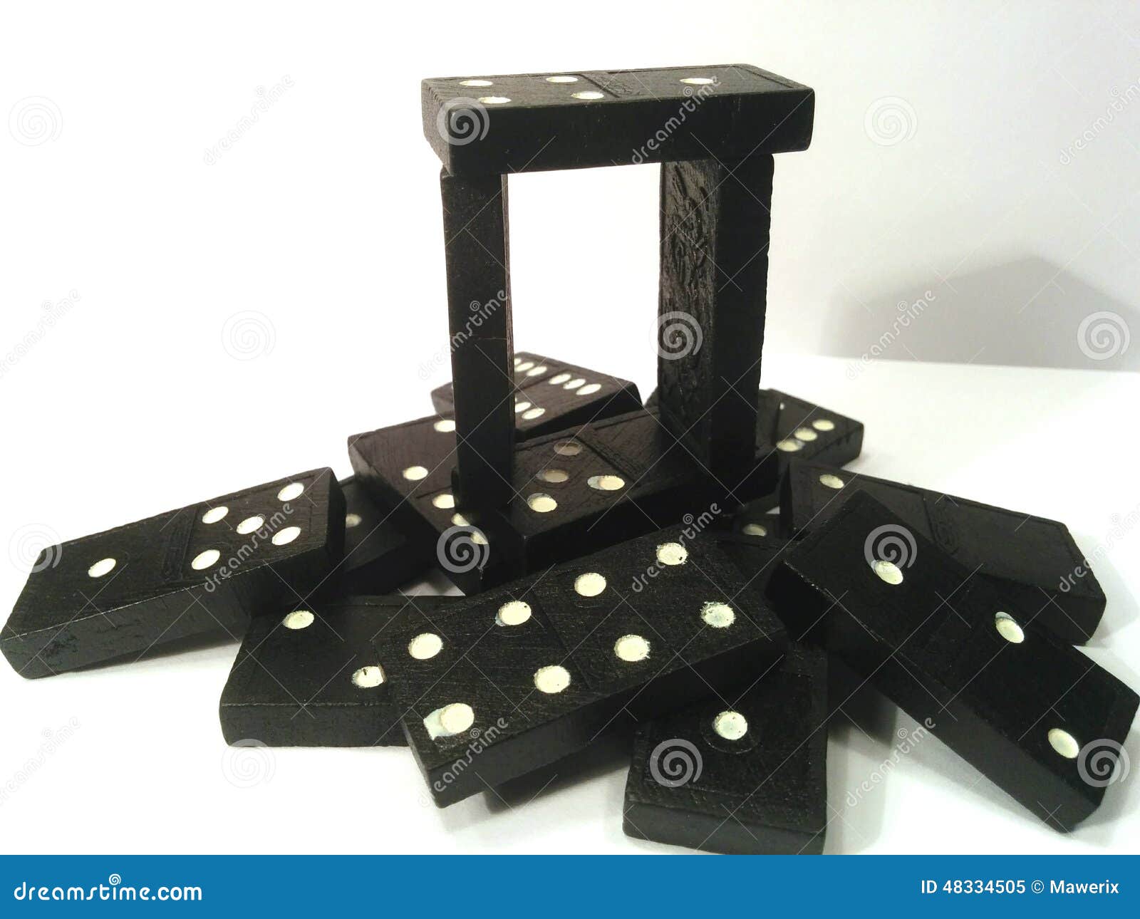 Domino effect stock image. Image of concept, brick, consequence - 48334505