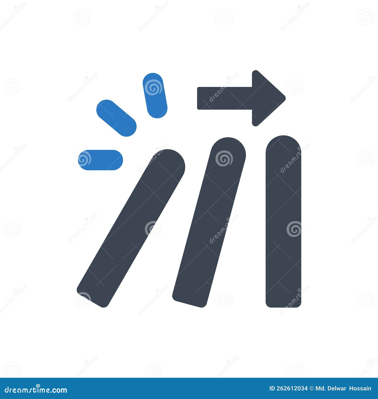 Dependencies Icon. Line Style Element From Business Intelligence ...