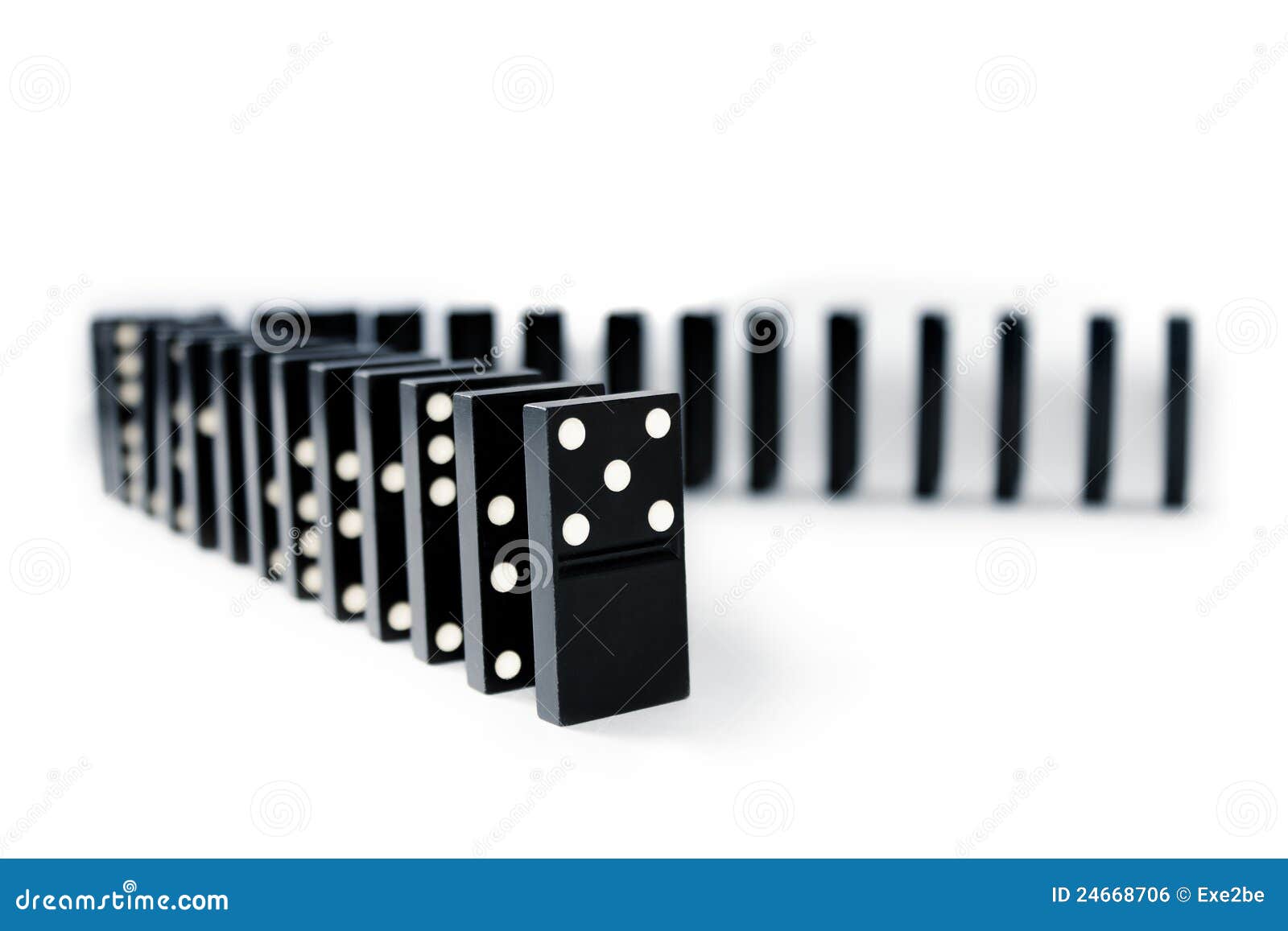 Domino lines stock photo. Image of query, white, idea - 24668706