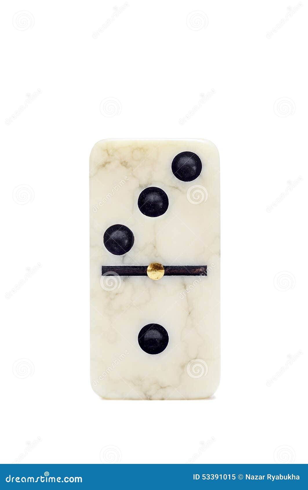 Domino marble stock image. Image of single, close, bone - 53391015