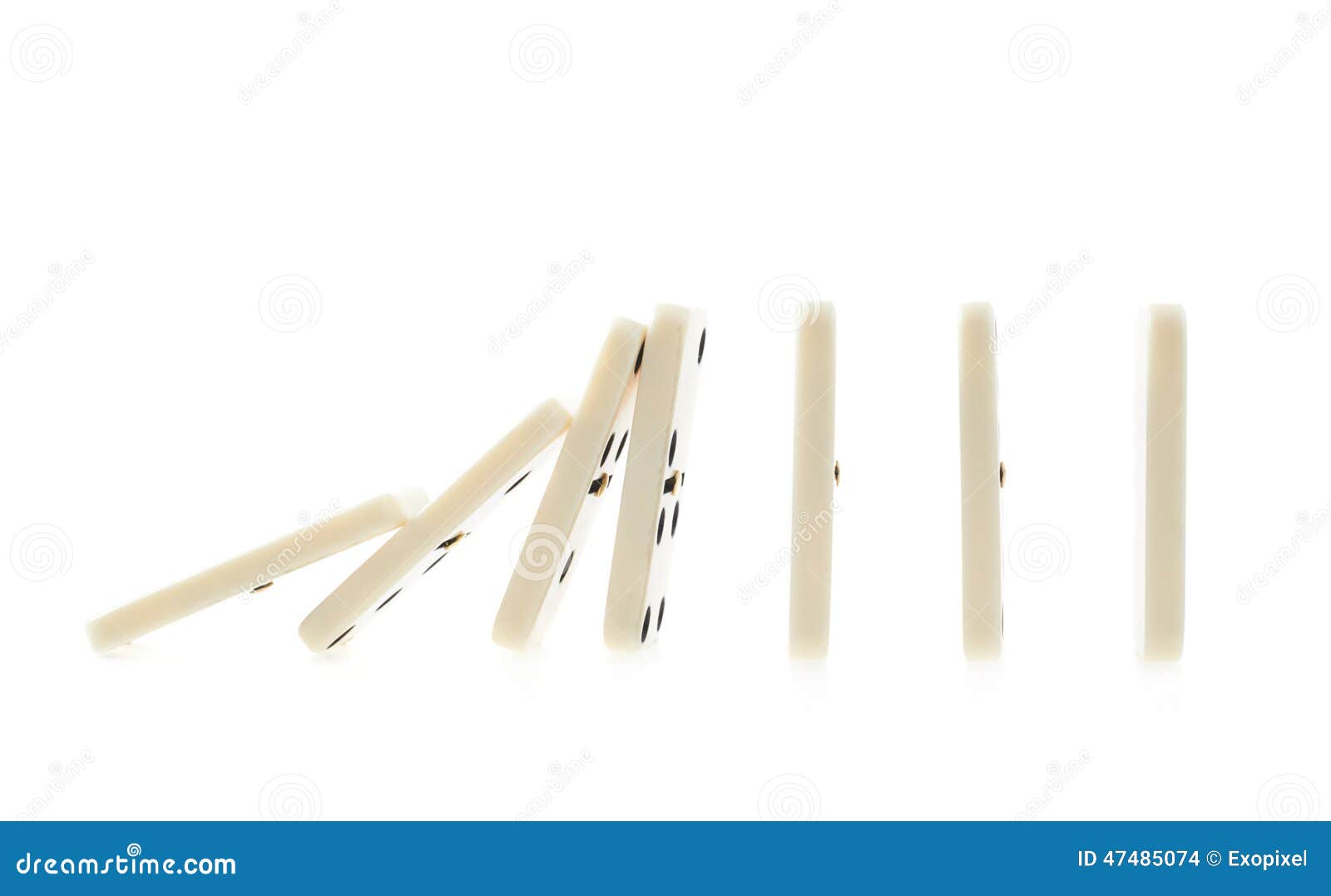 Domino S Effect Composition Stock Photo - Image of concept, leisure ...