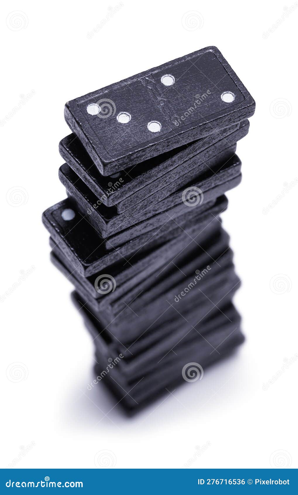 Domino Stack stock photo. Image of sport, play, rectangle - 276716536