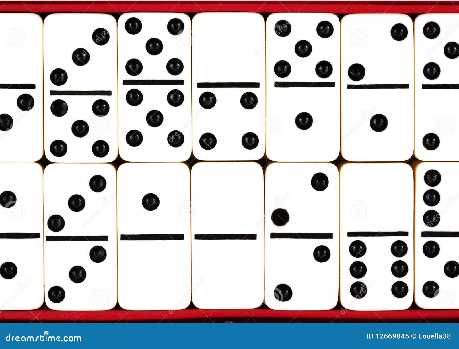 Domino tiles stock image. Image of close, game, amusement - 12669045