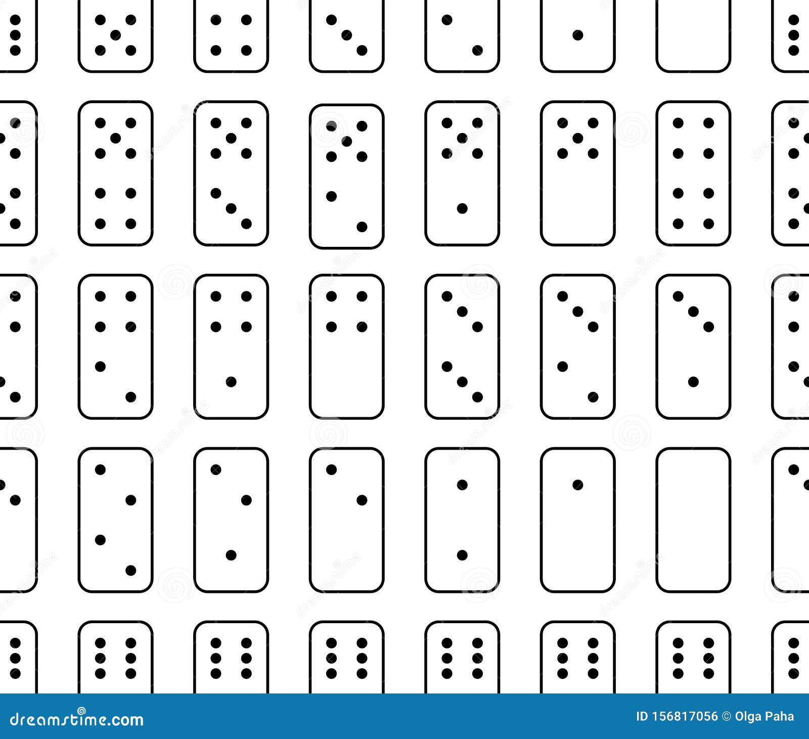 Domino white black texture stock vector. Illustration of classic ...