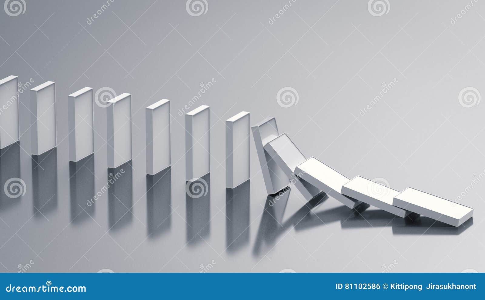 Dominoes falling stock illustration. Illustration of chain - 81102586