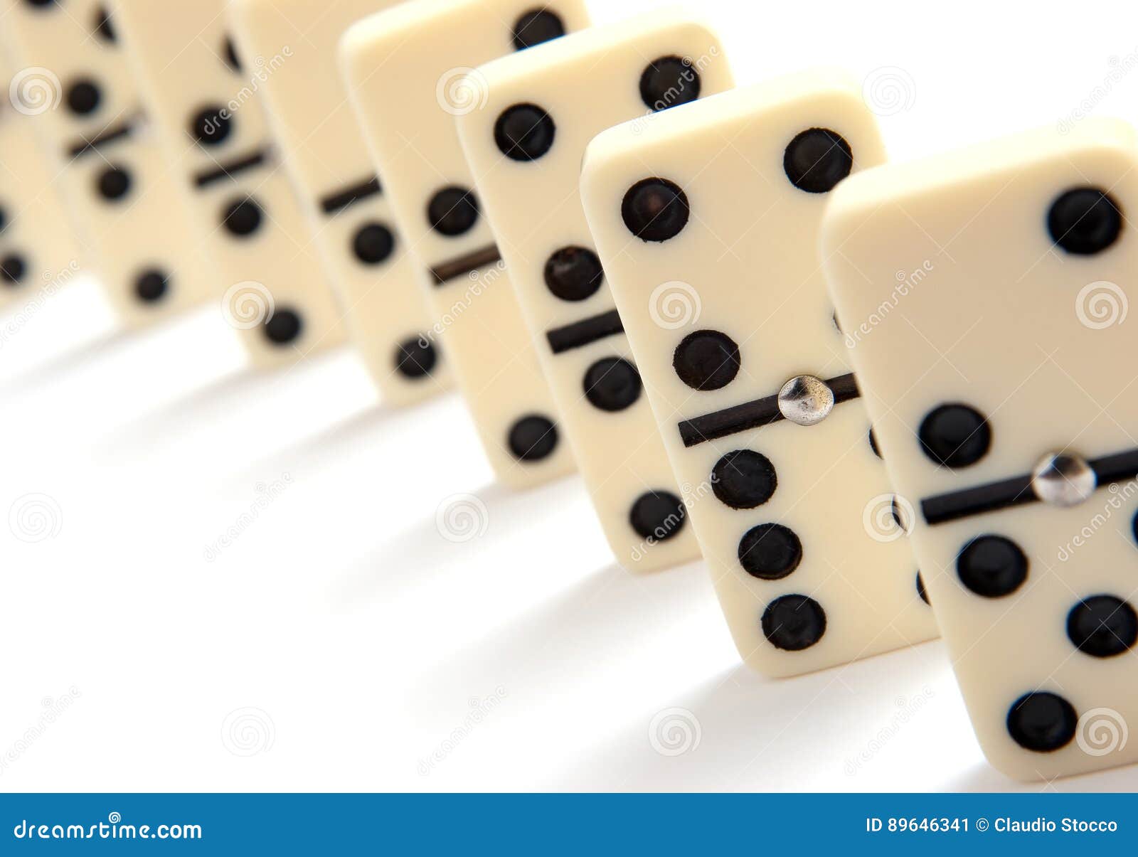 Dominoes rectangular tiles stock image. Image of symbol - 89646341