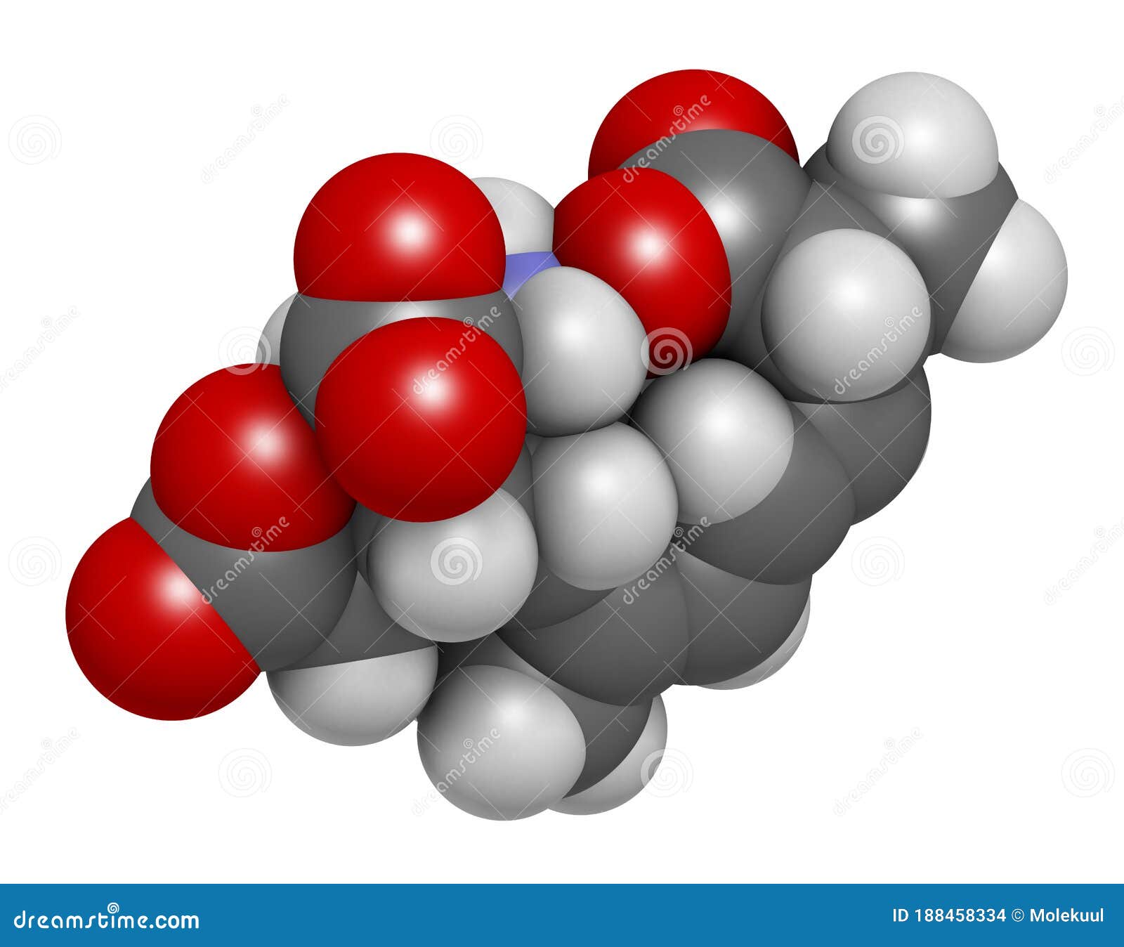 Domoic Acid Molecule, Molecular Structures, Neurotoxin, 3d Model ...