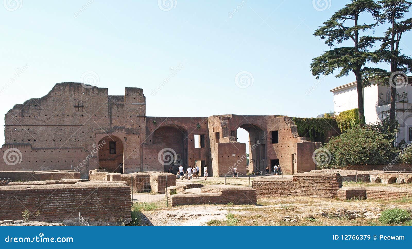 Domus Augustana the Ruins of the House of Emperor Augustus Roma Italy ...