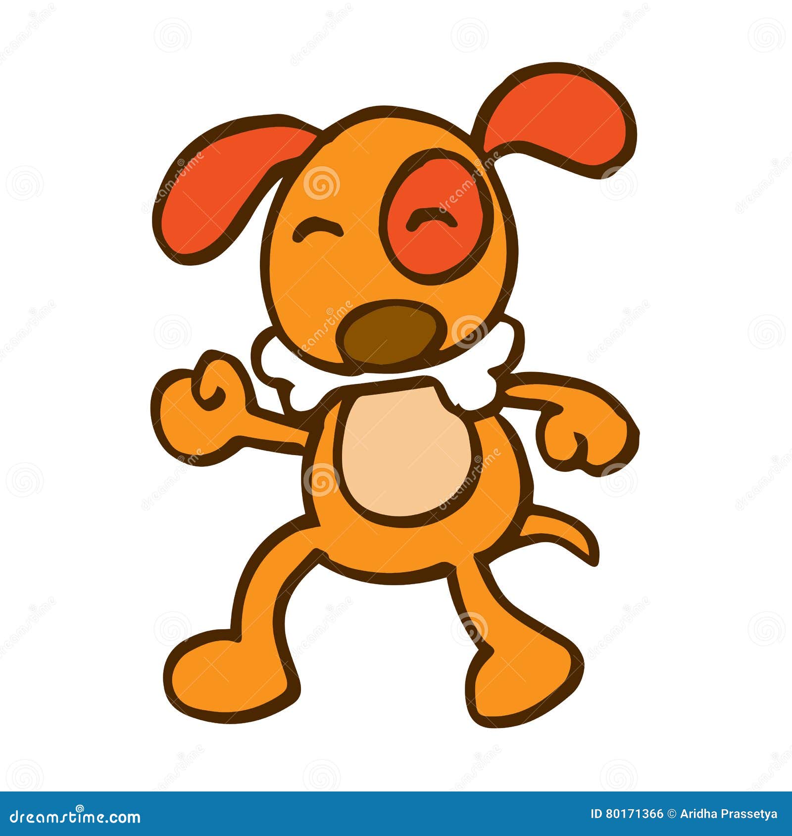 Don and Bone Cartoon Design Kids Stock Vector - Illustration of brown ...