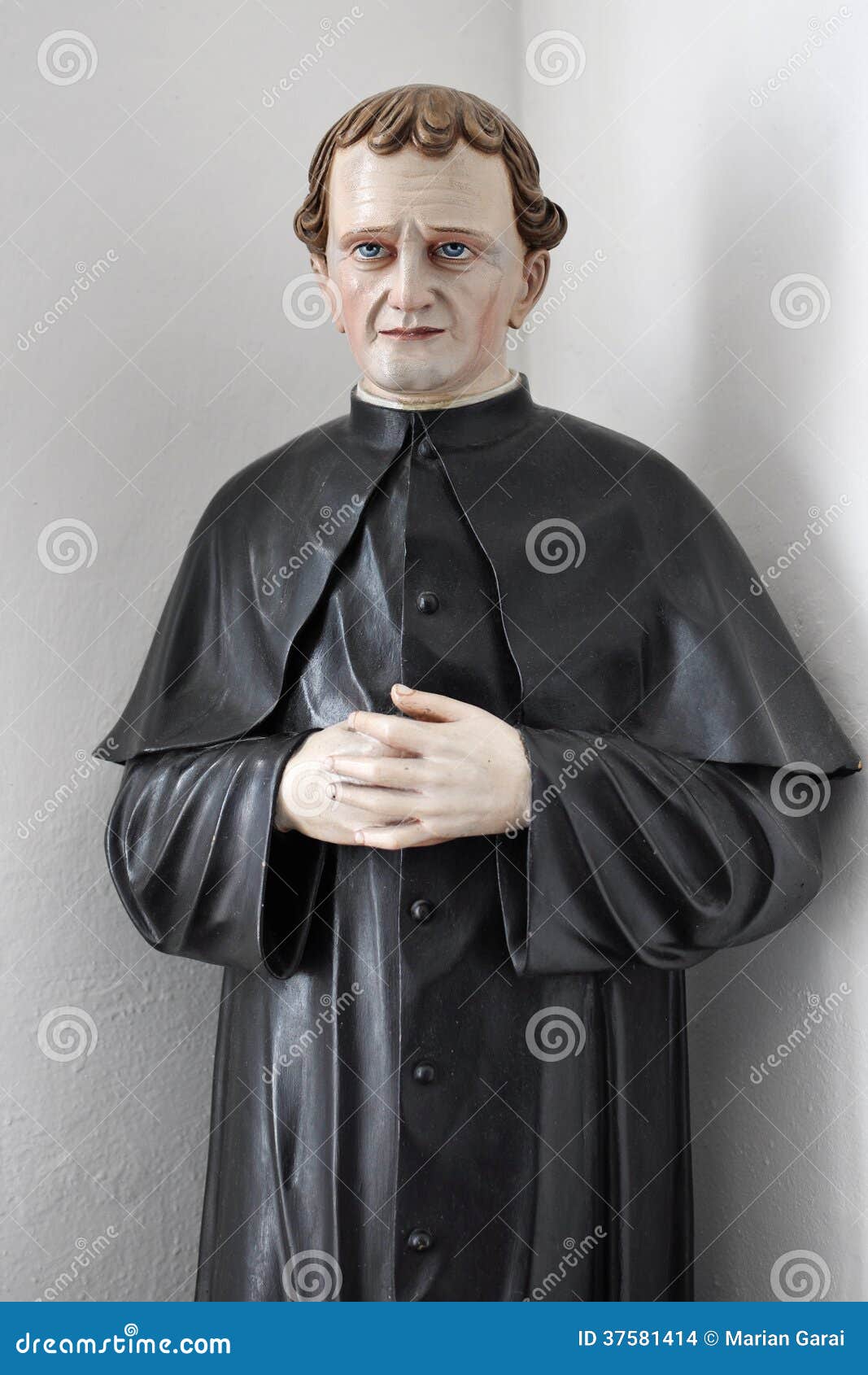 Don Bosco statue stock photo. Image of saint, christianity - 37581414