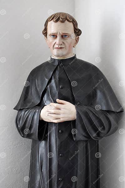 Don Bosco statue stock photo. Image of saint, christianity - 37581414