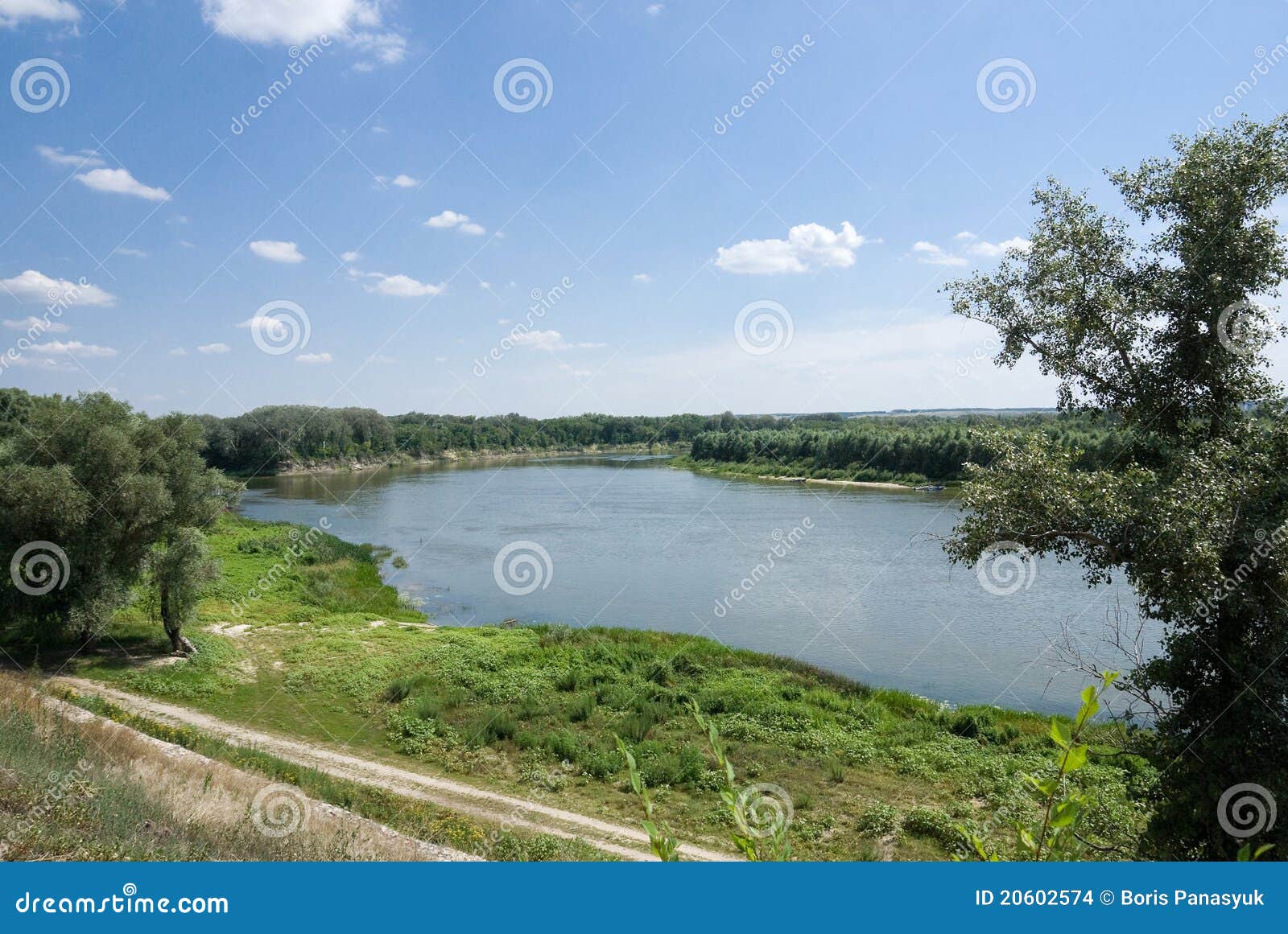 Don River in Veshenskaya stock photo. Image of reed, rostov - 20602574