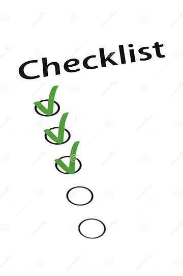 Don t forget the checklist stock image. Image of select - 14477885