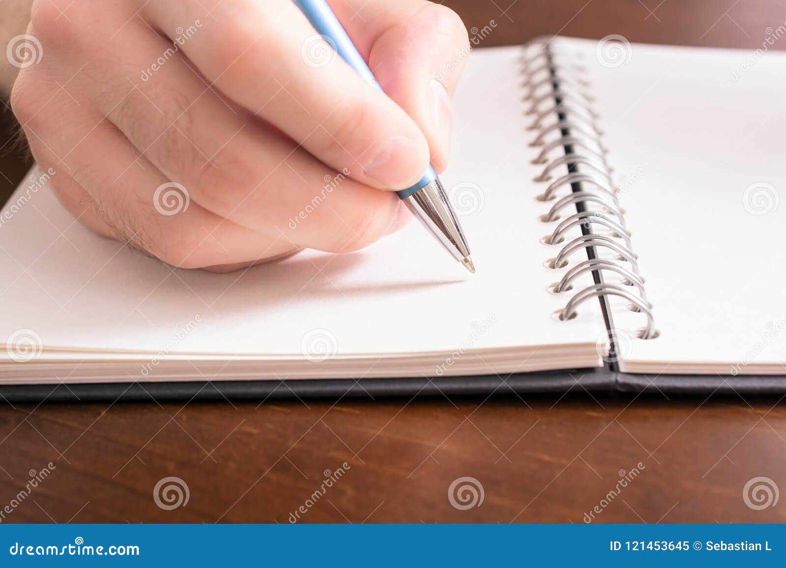 Don`t Forget Concept To Write Things Down in an Organizer Stock Image ...