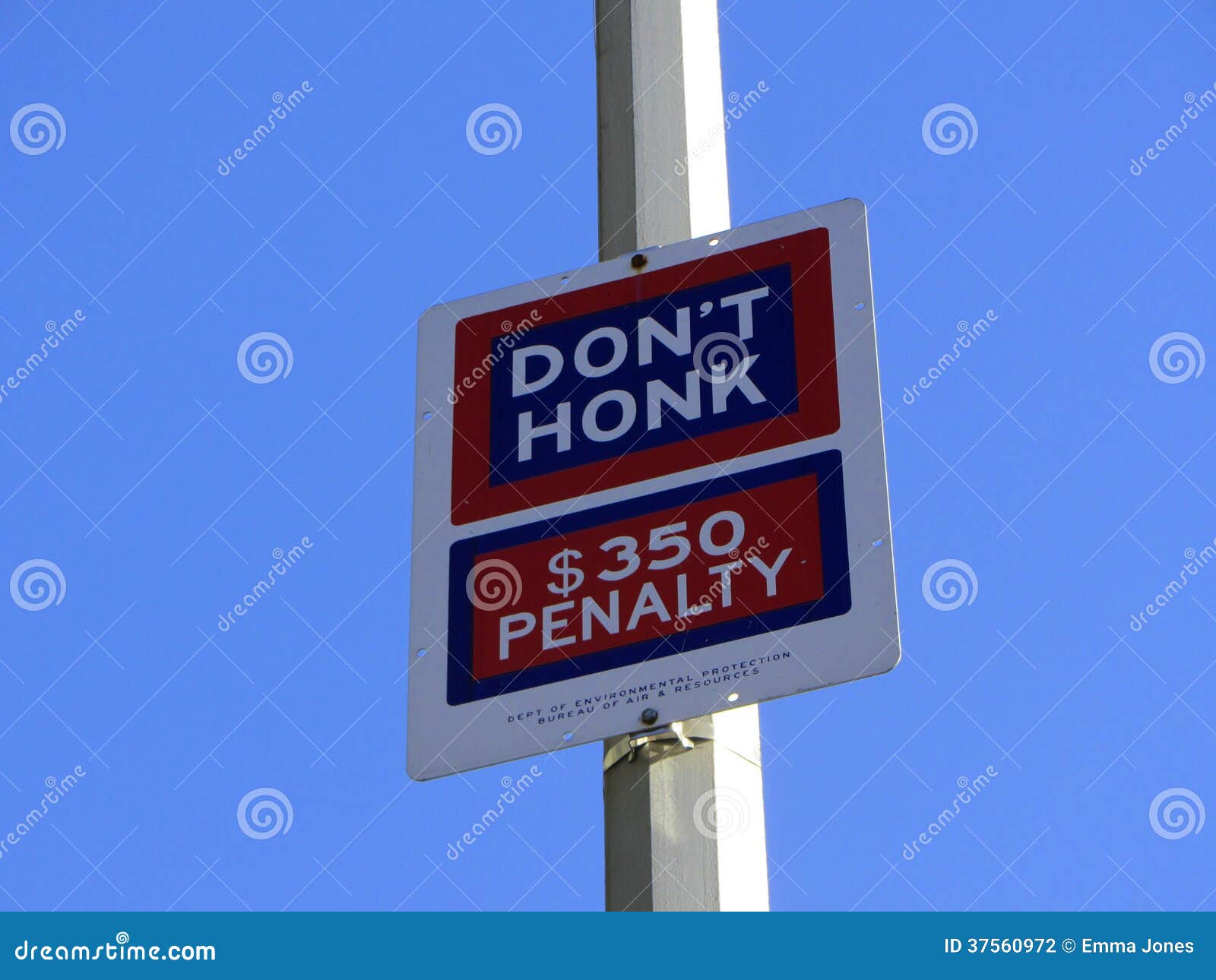 Don t honk sign stock photo. Image of manhattan, complaint - 37560972