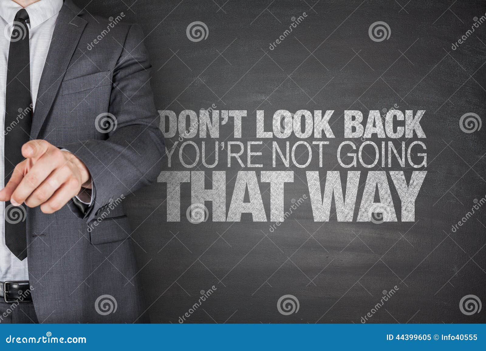 Do Not Look Back Move Forward Stock Image | CartoonDealer.com #131436055
