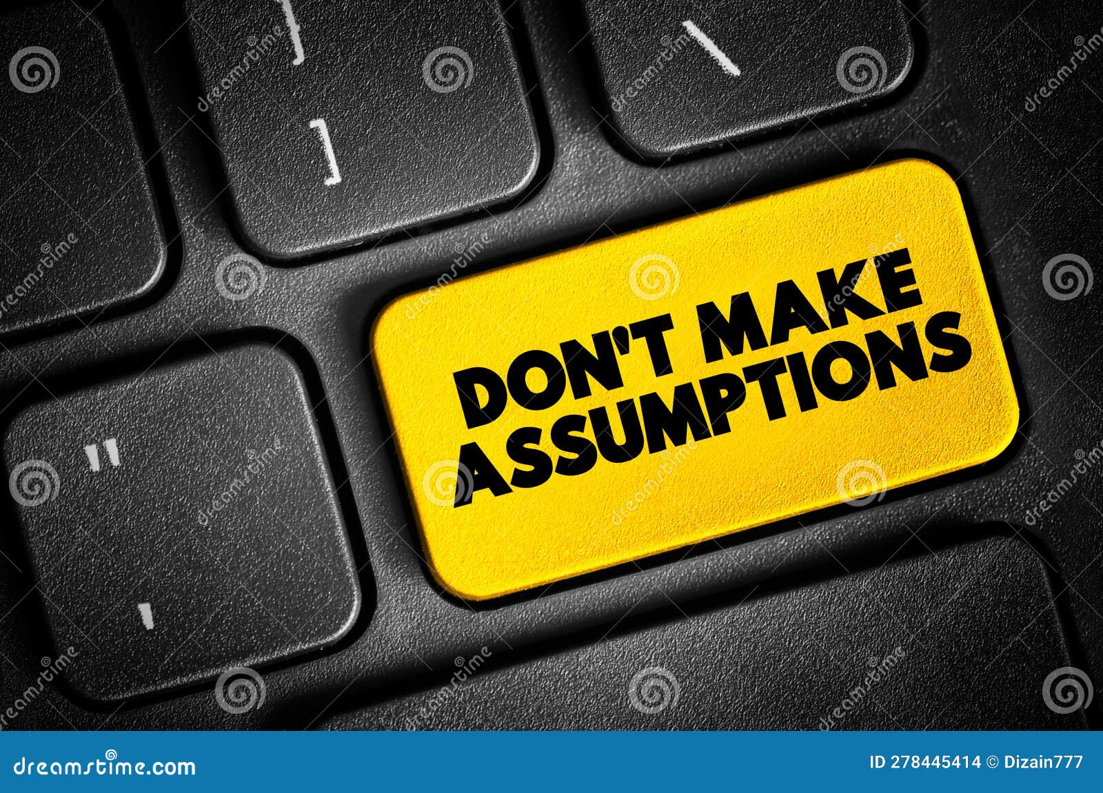 Don't Make Assumptions Text Stamp, Concept Background Royalty-Free ... Don't Make Assumptions Text Stamp, Concept Background Royalty-Free ...