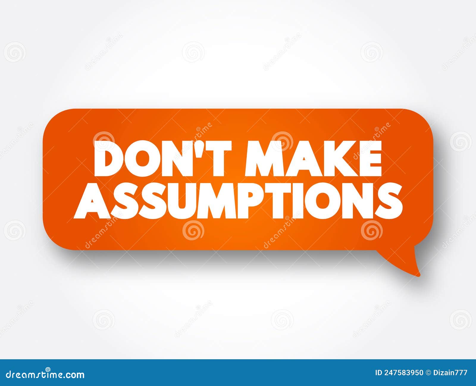 Don't Make Assumptions Text Stamp, Concept Background Royalty-Free ... Don't Make Assumptions Text Stamp, Concept Background Royalty-Free ...