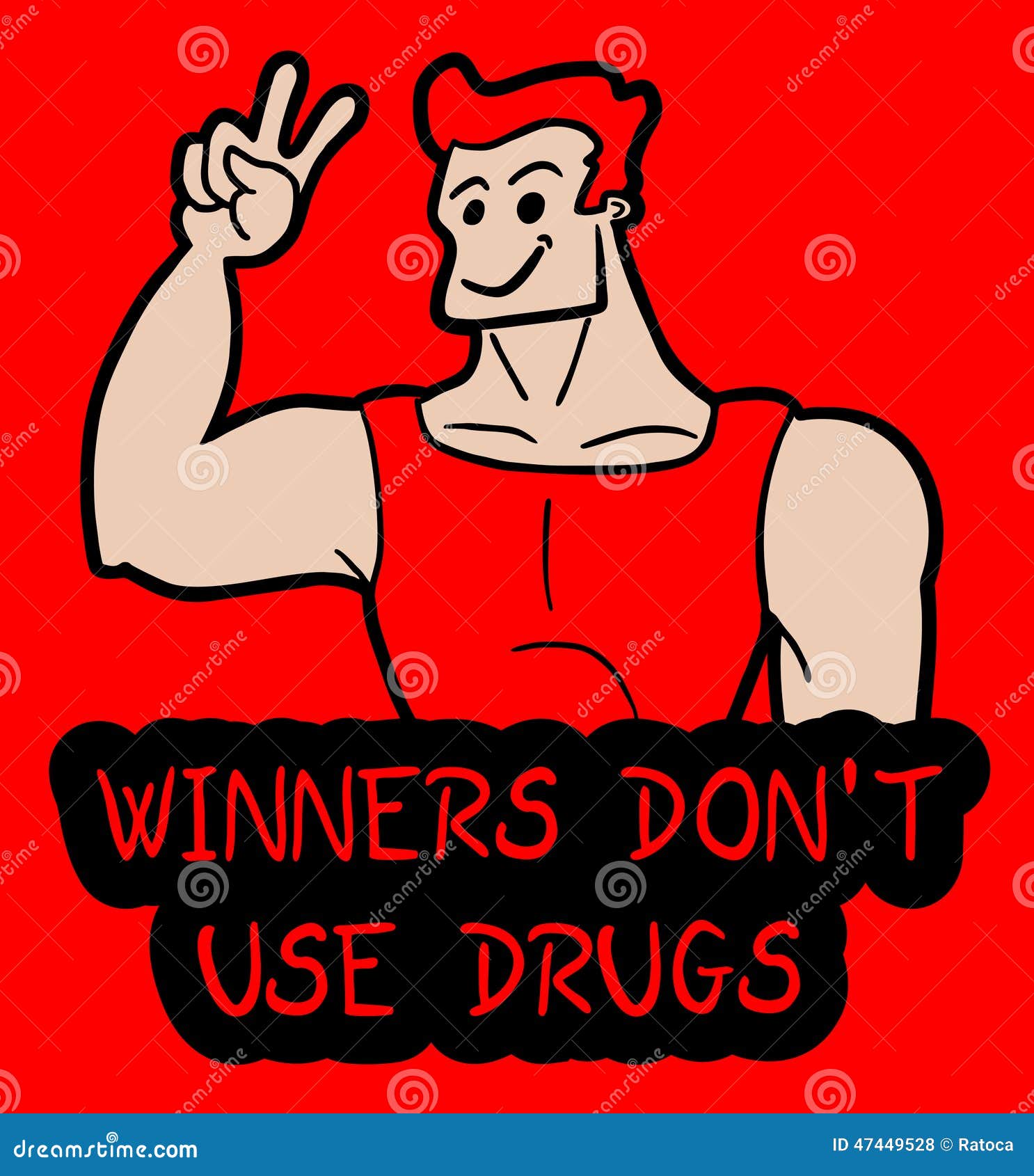 Don t use drugs message stock vector. Illustration of capsule - 47449528