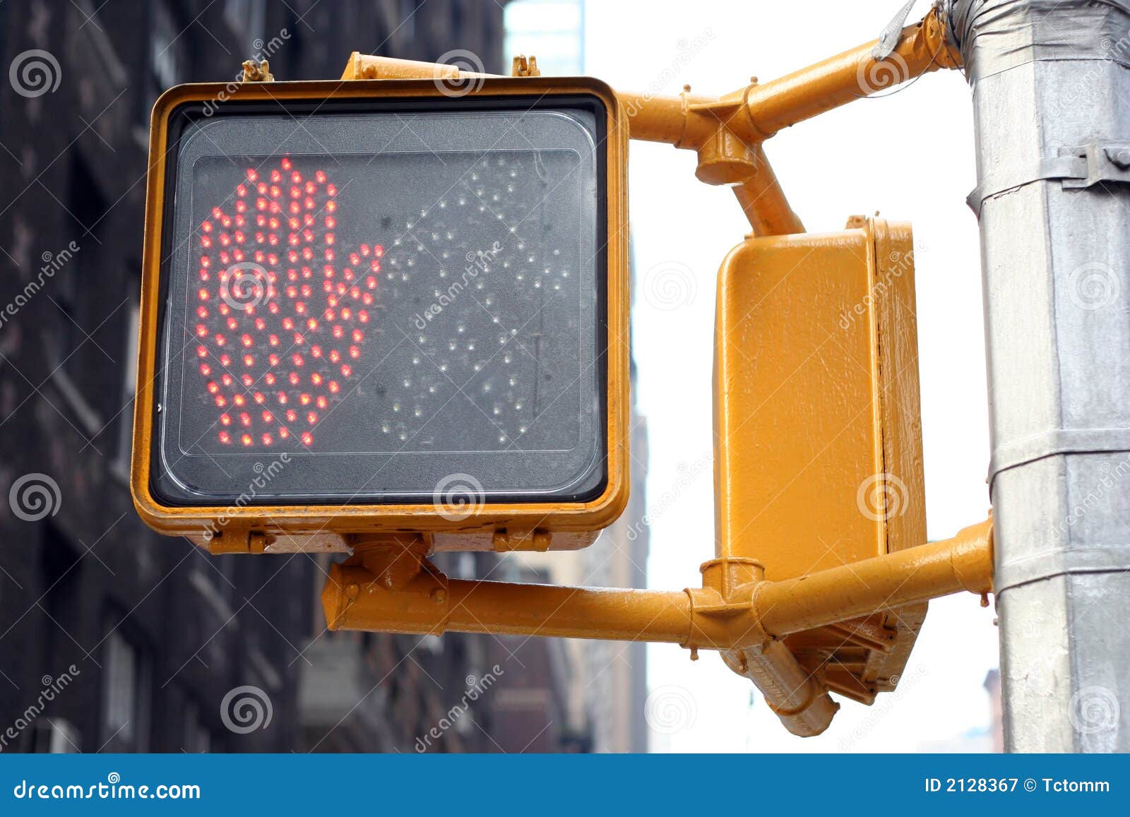 Don t walk traffic light stock image. Image of stop, highway - 2128367