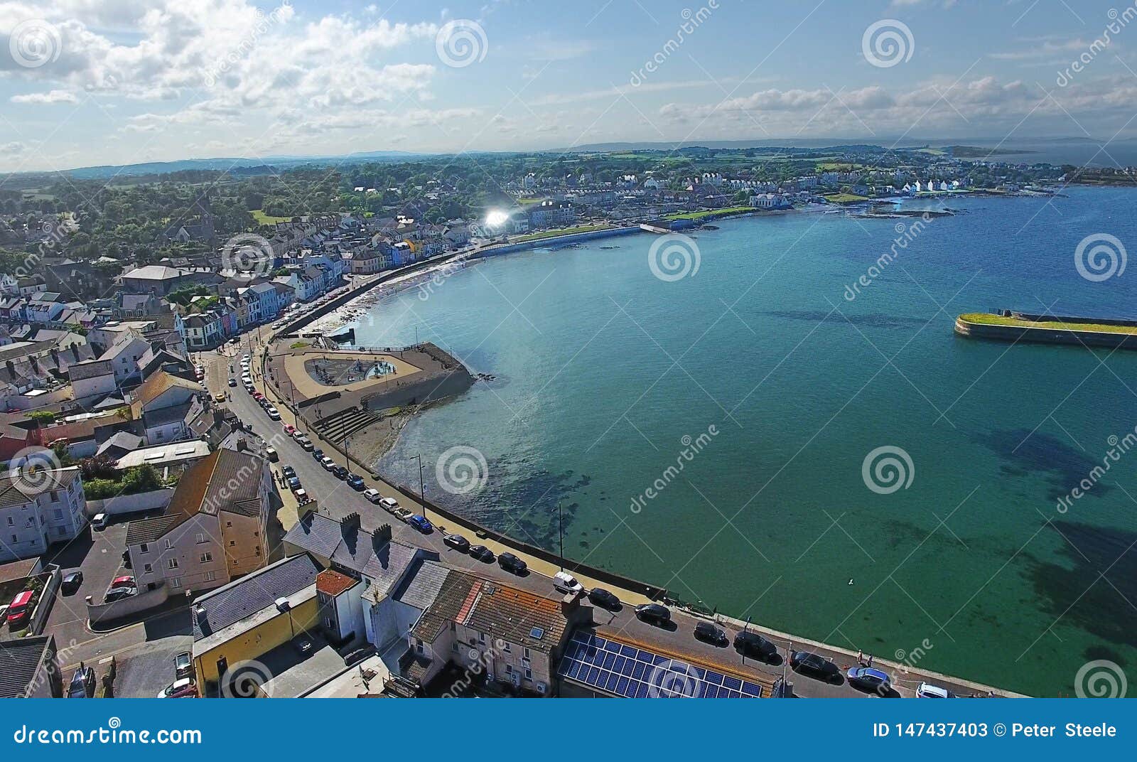 Donaghadee Down Northern Ireland Stock Image - Image of kids, play ...