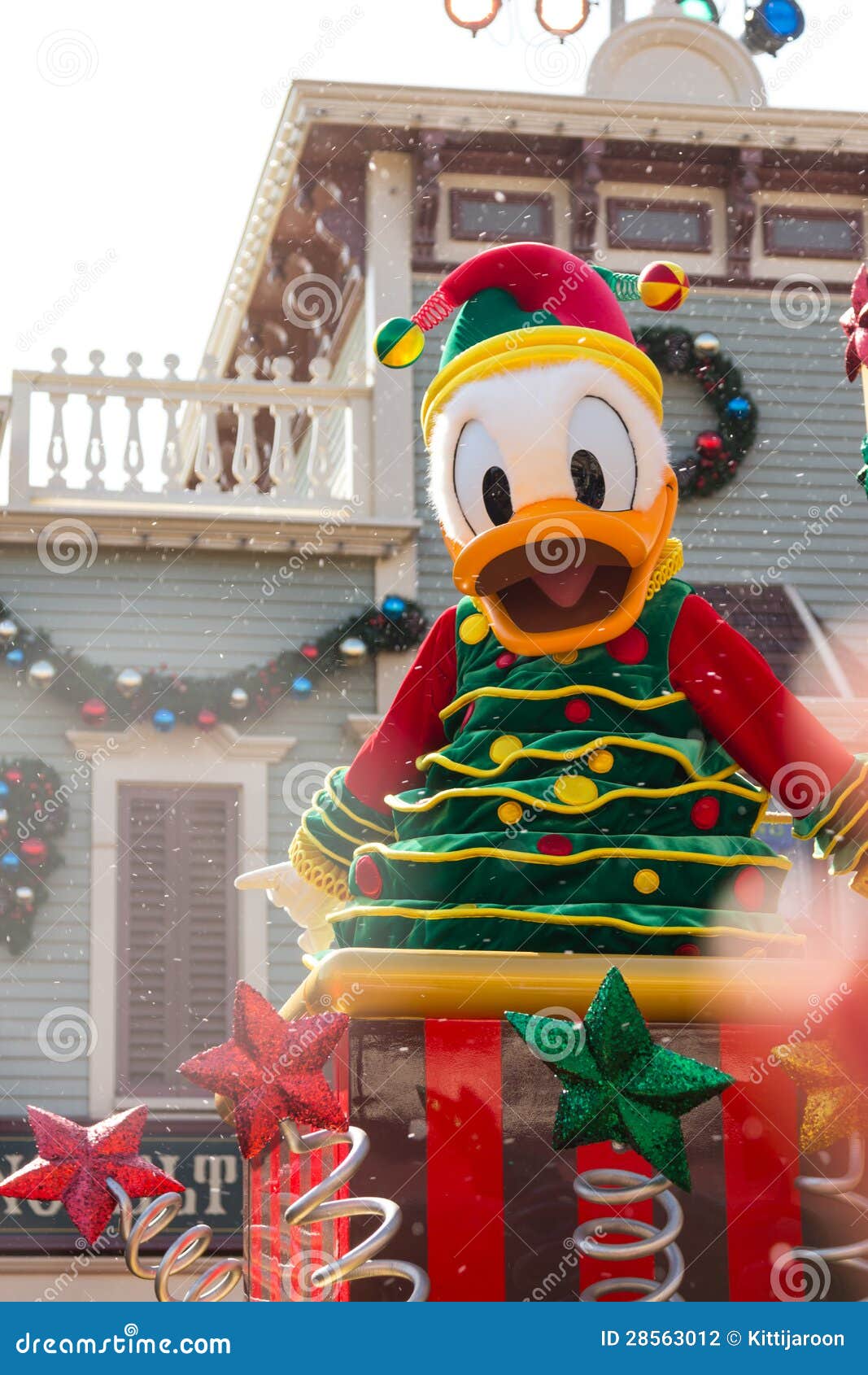 DONALD DUCK Celebrate Christmas New Year Editorial Photography - Image ...