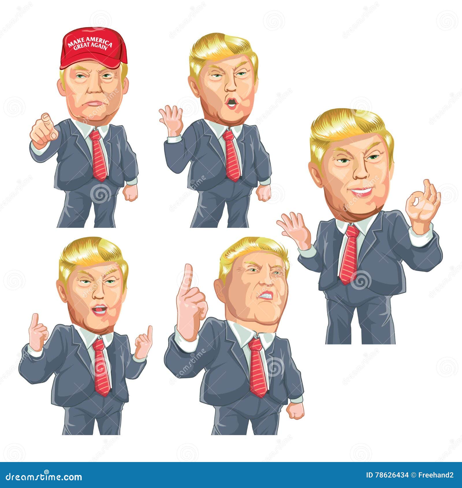 Donald trump pack editorial stock image. Illustration of republican ...