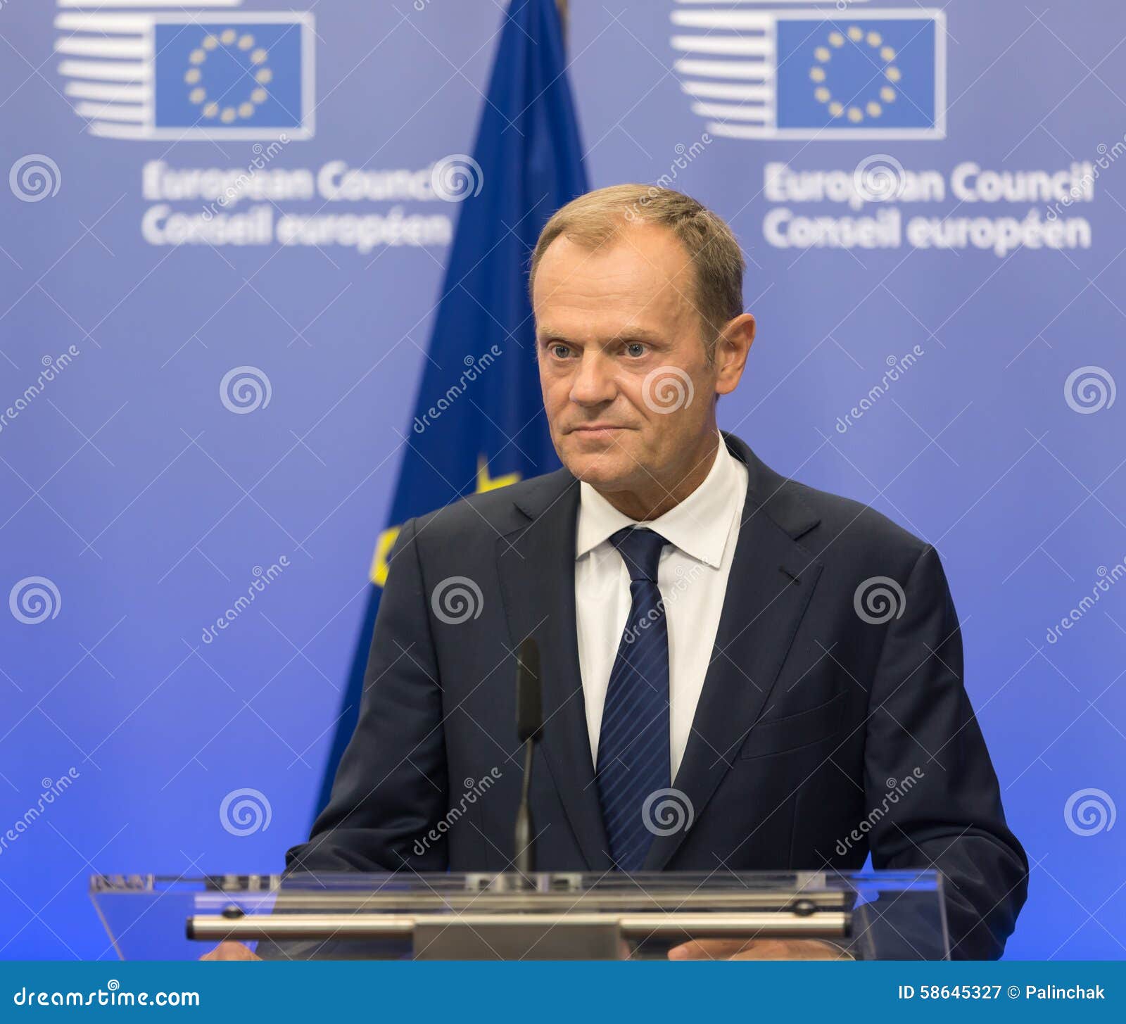 Donald Tusk fotografia editorial. Imagem de presidente - 58645327