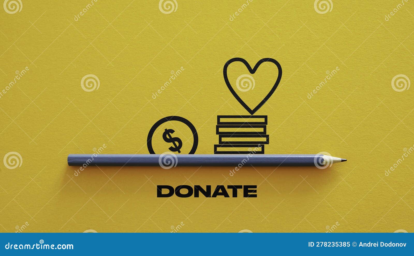 Donate Banner is Shown Using the Text Stock Image - Image of ...