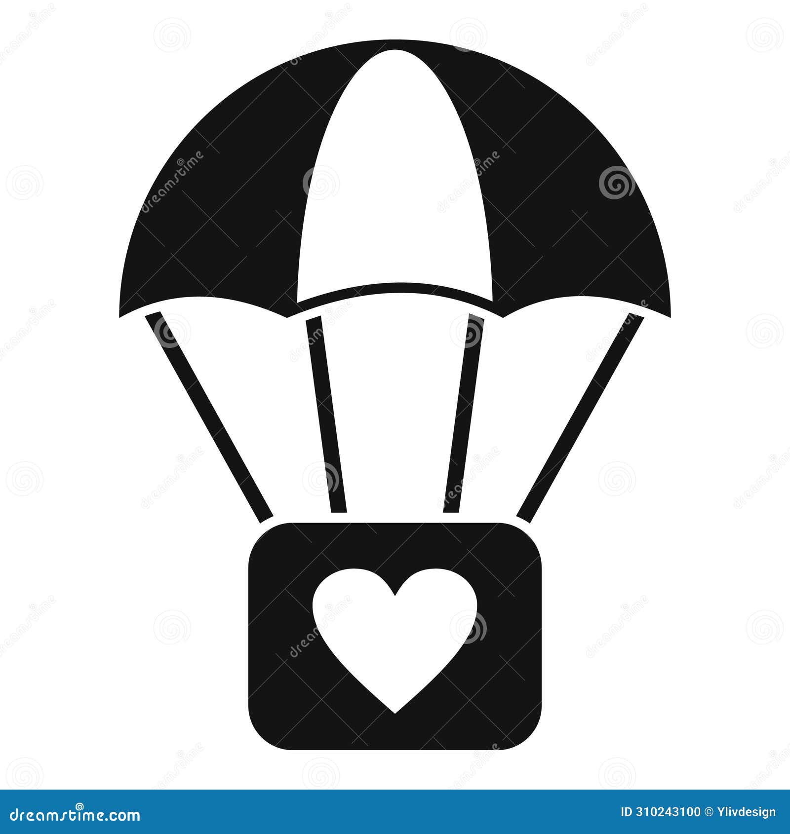 Donate Box Support Icon Simple Vector. Help People Life Stock Vector ...