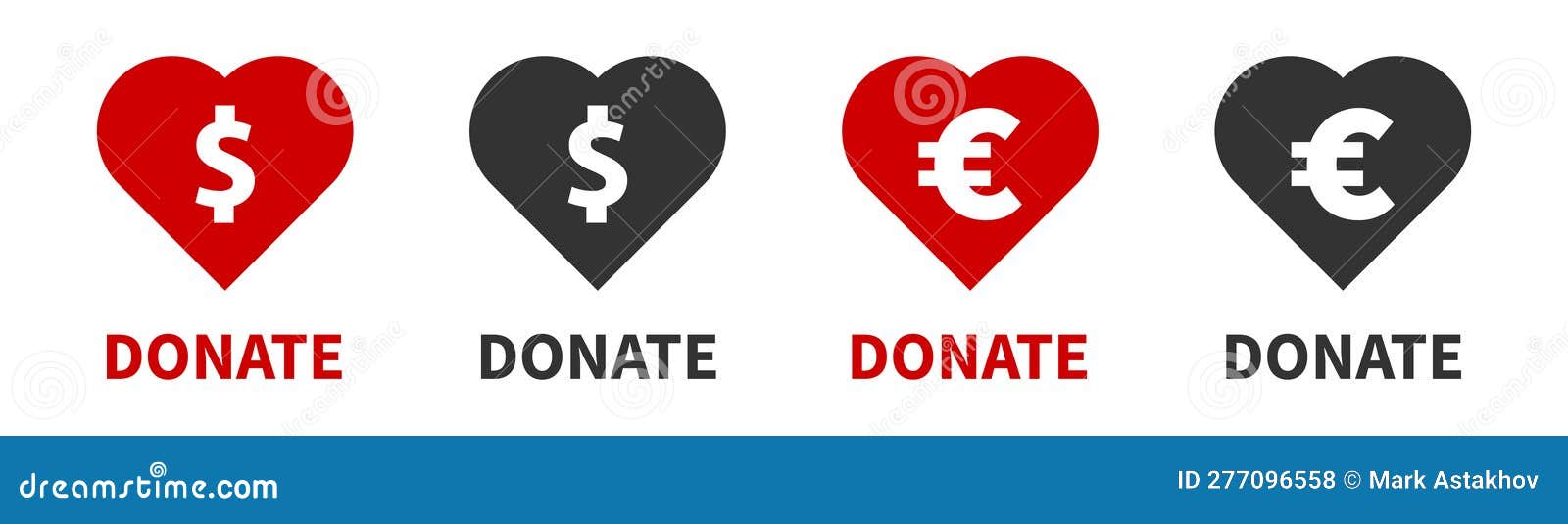Donate. Charity Icon. Donate Icons. Vector Illustration Stock ...