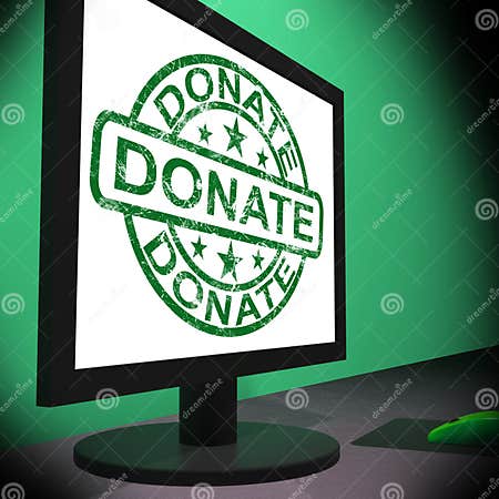 Donate Computer Shows Charitable Donating and Fundraising Stock ...