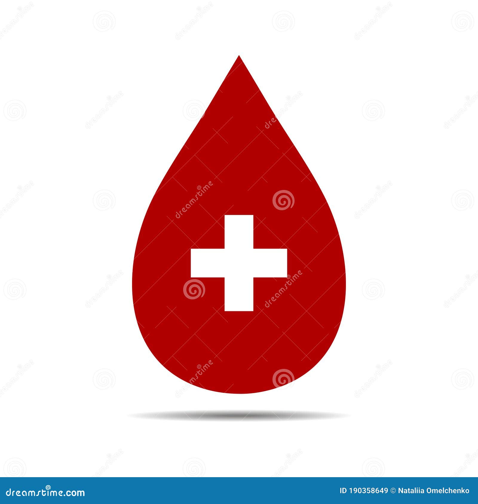 Donate Drop Blood Sign With Cross Isolated On Transparent Background ...