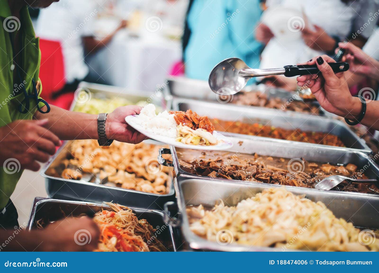 Donate Food To the Poor : Concept Sharing Food with Homeless Stock ...