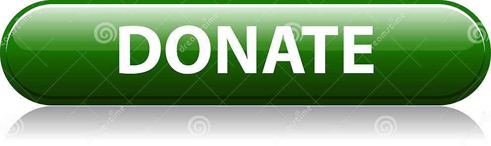 Donate green button stock vector. Illustration of communication - 121919952