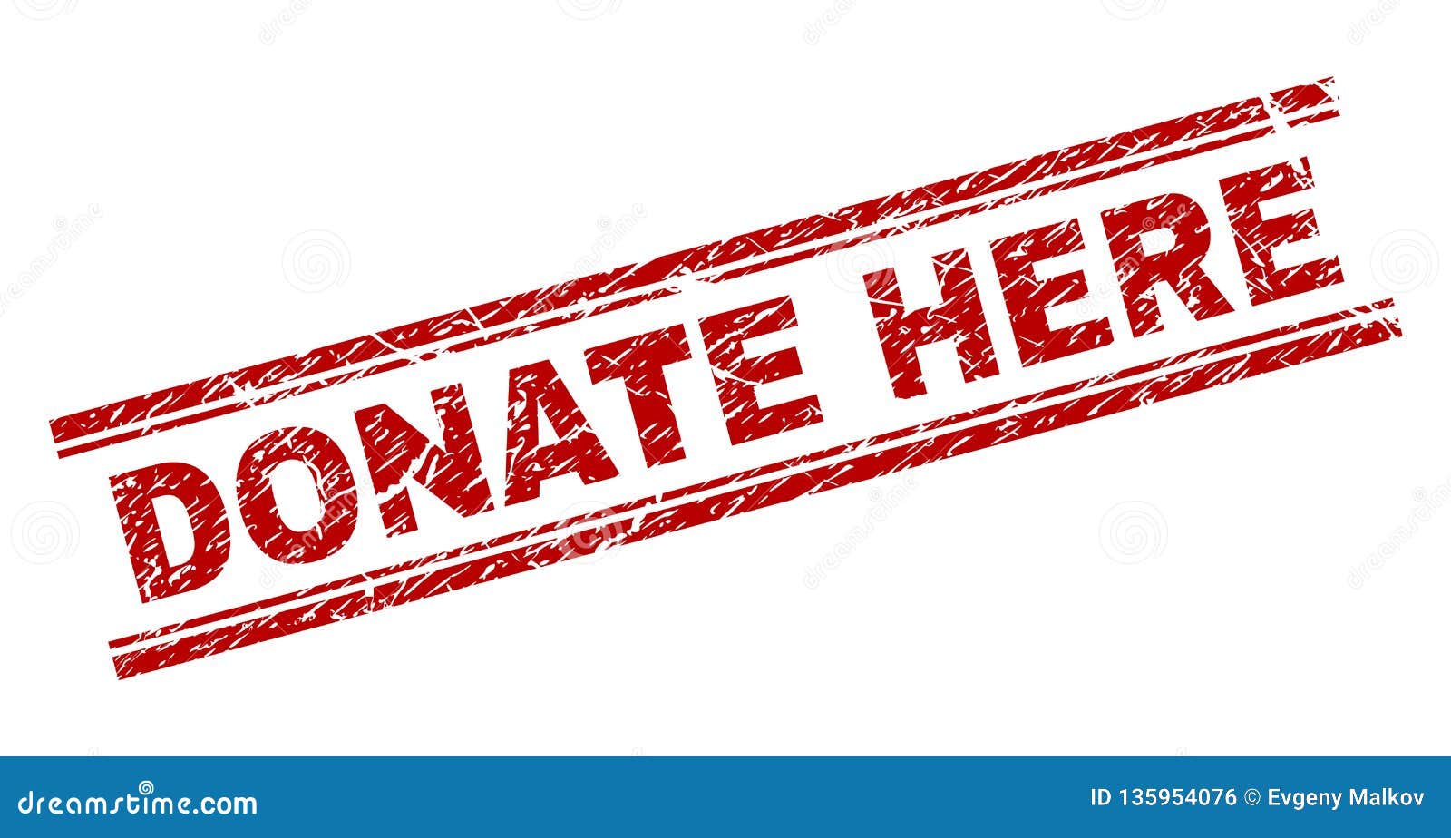 Grunge Textured DONATE HERE Stamp Seal Stock Vector - Illustration of ...