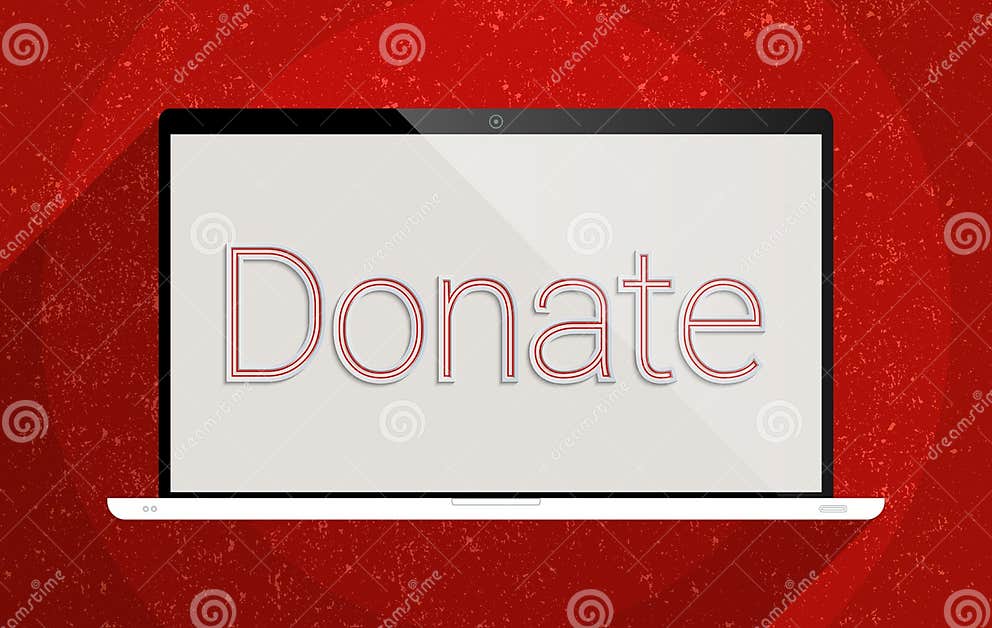 Donate stock illustration. Illustration of internet, donating - 50191831