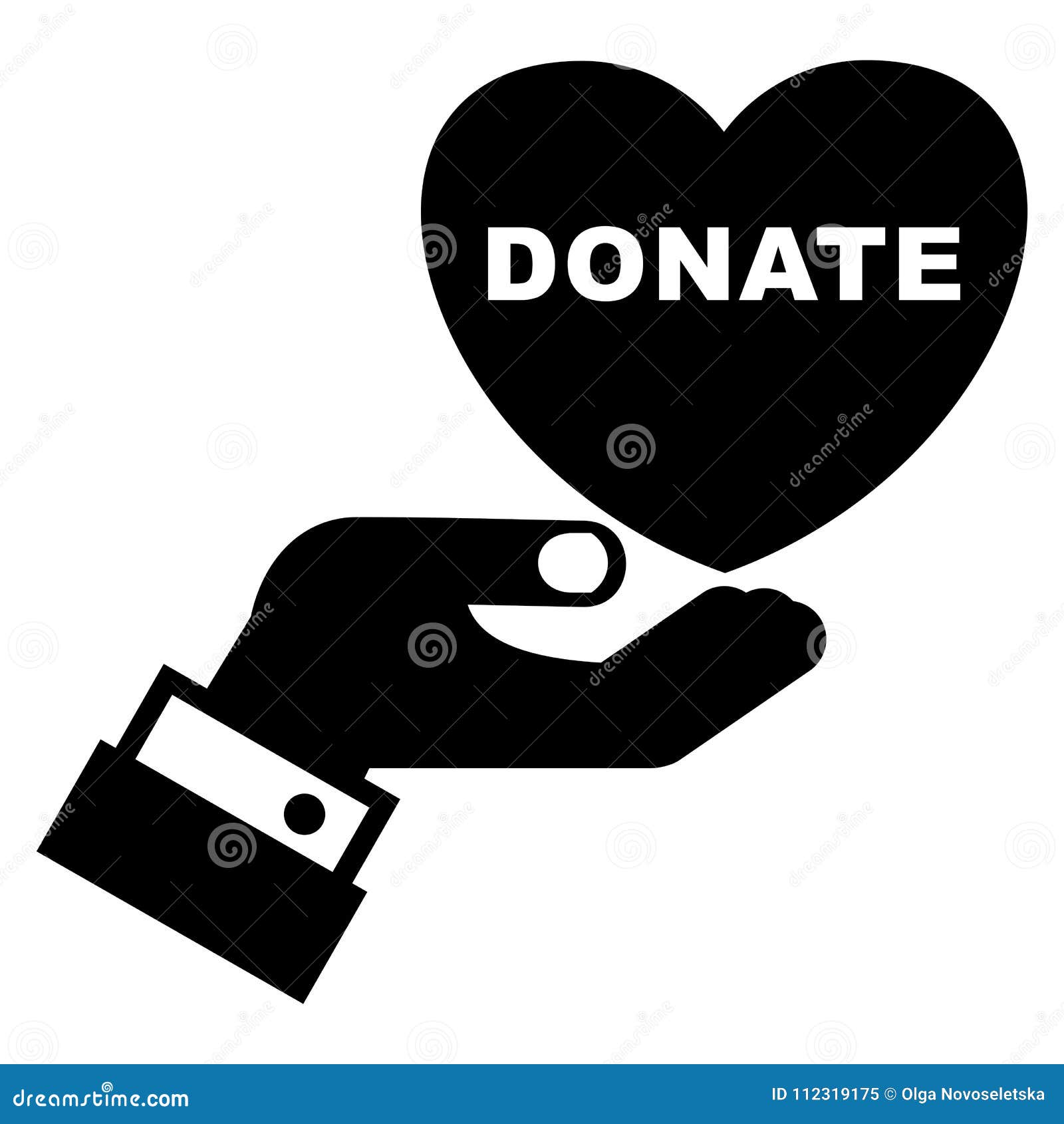 Donate logo concept stock vector. Illustration of donate - 112319175