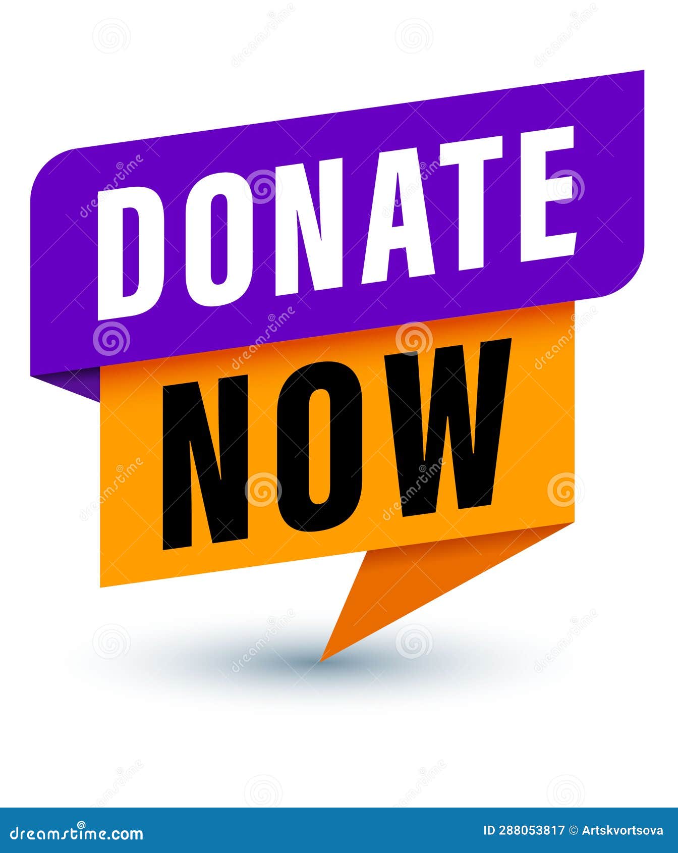 Donate Now. Banner, Donate Now Speech Bubble, Label, Notification ...